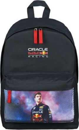 Red Bull Racing Eyewear Red Bull Max Sac &agrave; dos, image conducteur, poche avant, bleu marine, id&eacute;al pour l&eacute;cole et le sport, produit sous licence officielle, bleu marine, taill