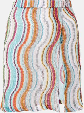 Missoni Minirock aus Häkelstrick