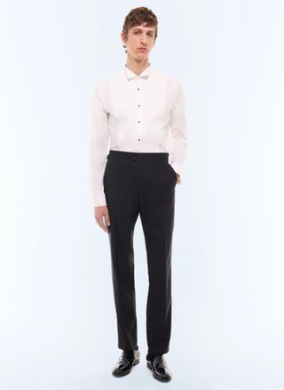 Fursac Pantalon de smoking &agrave; bande de satin - Taille 36 - Homme