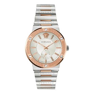 Versace Homme, Accessoires, Gris, Taille: ONE Size Montre Greca Logo