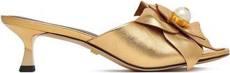 Gino Rossi Pantoletten GINO ROSSI CEO-ROSE-LT2220-1 Goldfarben
