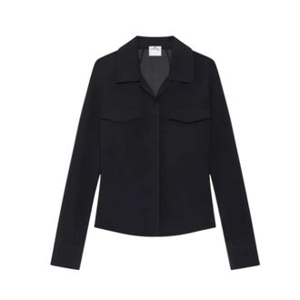 Courr&egrave;ges Transparentes Hemd - - Blouses & Shirts - Damen - Schwarzk - M