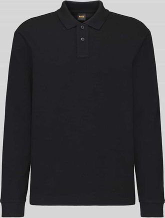 Boss Orange by Hugo Boss Poloshirt mit strukturierter Piqu&eacute;-Oberfl&auml;che