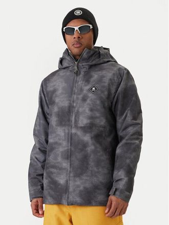 DC Skijacke Basis Print ADYTJ03081 Grau Regular Fit