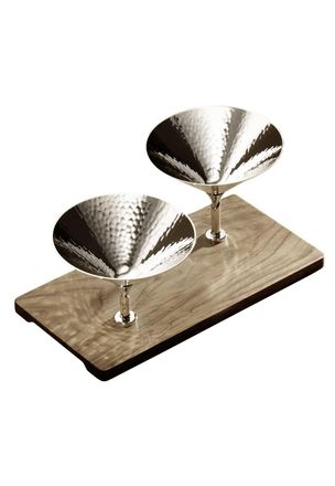 Robbe & Berking Martelé Bar Collection - Snackbar (90g versilbert)