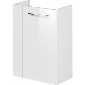 Fackelmann sbc Beckenunterschrank 45 - Front Weiß Hochglanz