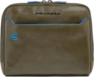 Piquadro Leder Umh&auml;ngetasche mit RFID-Schutz - - Bags - Damen - Gr&uuml;n - ONE SIZE