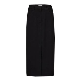 Copenhagen Muse Eleganter Schwarzer Tailor Rock - - Skirts - Damen - Schwarzk - XL
