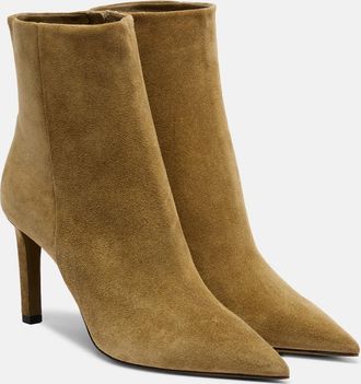 Jimmy Choo London Ankle Boots Frankie 85 aus Veloursleder