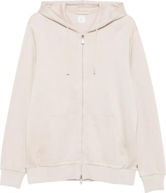 Eleventy Kapuzenjacke mit Reißverschluss - Nude