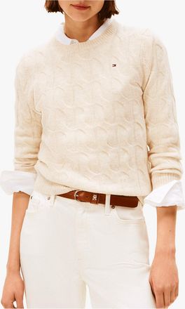 Tommy Hilfiger Pull torsad&eacute; en laine