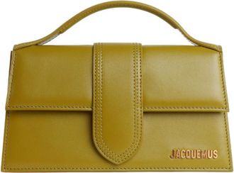 Jacquemus Femme, Sacs, Vert, Taille: ONE Size Le Grand Bambino Suede Bag