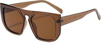 Generic Lunettes De Soleil Carr&eacute;es &Agrave; Grande Monture For Hommes Et Femmes, Tendance, For Lext&eacute;rieur, Les Vacances D&eacute;placements(Orange)