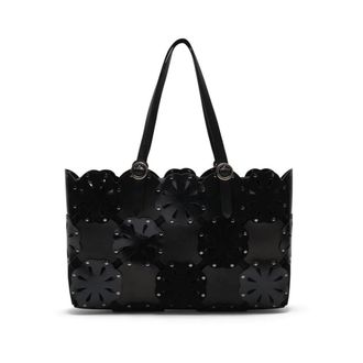 Maliparmi Maliparmi Leder Blumen-Tasche - - Bags - Damen - Schwarzk - ONE SIZE