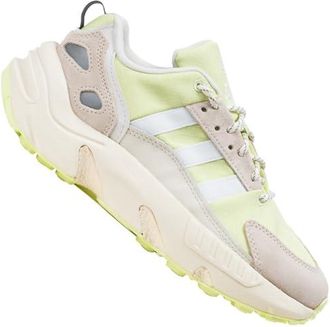 adidas Homme ZX 22 Boost Chaussures de Sport, Off White FTWR White Pulse Lime, 44 EU