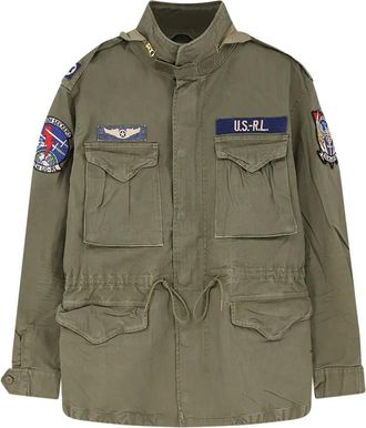 Polo Ralph Lauren Homme, Manteaux, Vert, Taille: L Icnc FLD JKT Lined Field Jacket