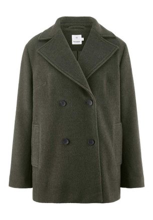 Hessnatur Outdoorjacke Caban Relaxed aus reiner Schurwolle (1-St)