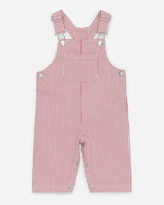 Arket Latzhose Mit Hickory-Streifen -Rot
