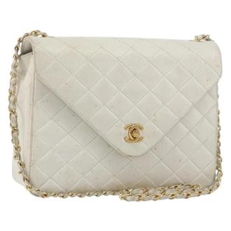 Chanel Pre-owned Vintage Schultertasche - - Pre-owned - Damen - Wei&szlig; - ONE SIZE