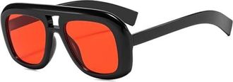 Generic Lunettes De Soleil Tendance For Les Vacances, Le Sport, D&eacute;placements En Plein Air, La Conduite(Red)