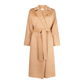 P.A.R.O.S.H. Parosh Kamel-Mantel - - Coats - Damen - Beige - M