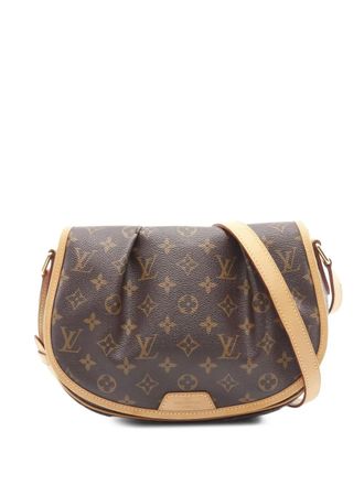 Louis Vuitton 2011 Menilmontant PM Schultertasche mit Monogramm - Braun