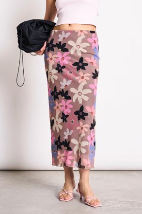 JAN 'N JUNE Damen vegan Maxirock Smuk Wild Bloom
