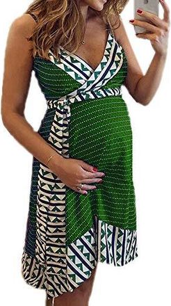 Nümph Robe de maternité pour Femmes, Robe Enceinte dété Robe dété Femmes Robe de Chambre Chemises Pyjamas Robes de Grossesse, Tailles Plus