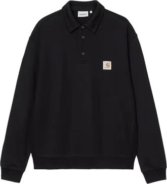 Carhartt Work in Progress Homme, Sweatshirts et sweats à capuche, Noir, Taille: XL Polo SweaT-shirt