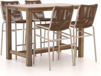 Bellagio la vita attrattiva Bellagio Caronia/ROUGH-X 135 cm Gartenbar-Set 5-teilig stapelbar