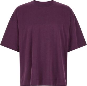 Dries Van Noten Homme, Tops, Violet, Taille: S Heno Crew Neck T-Shirt
