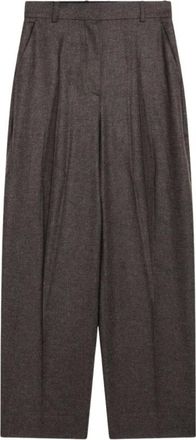Toteme Pantalon taille haute - Femme - Pantalons - Brun - Taille: 36 FR