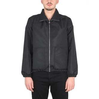 Alexander McQueen Klassische Kragen-Rei&szlig;verschlussjacke - - Jackets - Herren - Schwarzk - M
