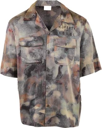 Diesel Homme, Chemises, Vert, Taille: XL S-Brack-DMBN Shirt