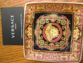 Rosenthal Versace Medusa Sch&auml;lchen Quad.12 FL