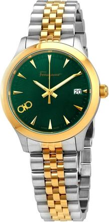 Ferragamo Duo Uhr - - Accessories - Damen - Gr&uuml;n - ONE SIZE