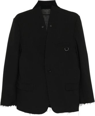 Team Wang Blazer im Oversized-Design - Schwarz