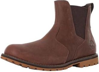 Timberland Attleboro Chelsea TB 0A624N 015 Bottines pour homme Noir, Dk Brown Full Grain, 40 EU