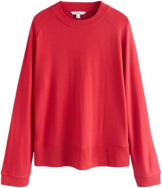 Next Strickpullover Weicher langärmeliger Pullover mit Rundhals (1-tlg)