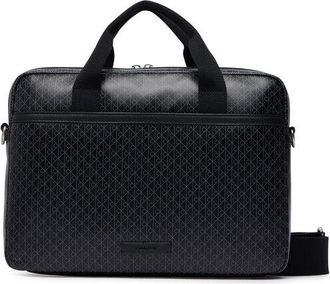Calvin Klein Laptoptasche Emblem Aop Coated Commuter/Lapto LV04D3625G Schwarz