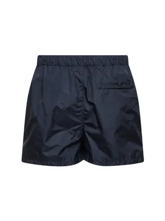 Hev&ograve; Mens Swim Shorts Torre Guaceto Navy Blue Polyamide Beachwear Sea Clothing