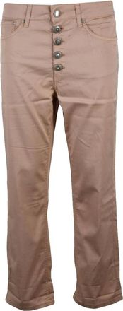 Dondup Femme, Pantalons, Brun, Taille: W29 Koons Cropped Pantalons