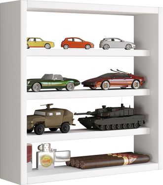 VCM Regal hängend | Maße ca. H. 40 x B. 40 x T. 10 cm | Modern und platzsparend | Wandregal - Osado S