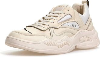 Guess Herren Bassano CARRYOVER Sneaker, Elfenbein, 45 EU