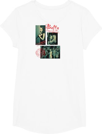 Buffy the Vampire Slayer Buffy The Vampire Slayer Sunnydale High Vintage Collage T-Shirt