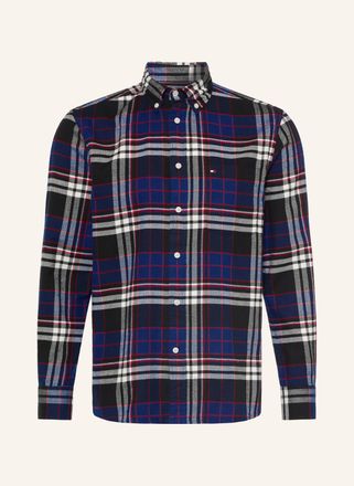 Tommy Hilfiger Flanellhemd Regular Fit blau