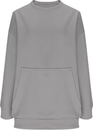 Generic Sweat-shirt uni l&eacute;ger pour homme et femme &agrave; manches longues pour chiot &agrave; capuche sur le devant pour grand animal de compagnie, v&ecirc;tements pour entra&icirc;ne