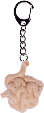 Miniblings D&uuml;nndarm Organ Schl&uuml;sselanh&auml;nger - Handmade Modeschmuck I Anh&auml;nger Schl&uuml;sselring Schl&uuml;sselband Keyring - D&uuml;nndarm Organ