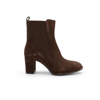 Unisa Braune Wildleder Stiefeletten mit Runder Spitze - - Shoes - Damen - Braun - 41 EU