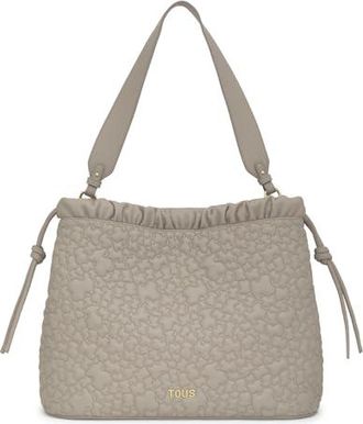 Tous Saca Puffy Bear Topo, Sac à Main Femme, Taupe
